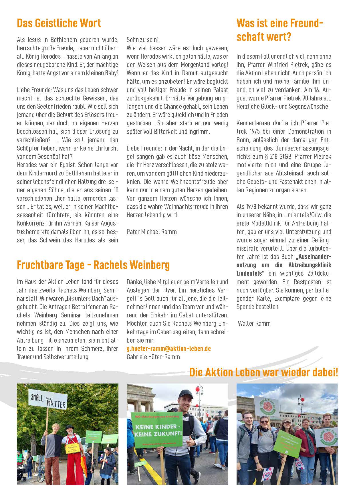 Aktuelles – Aktion Leben